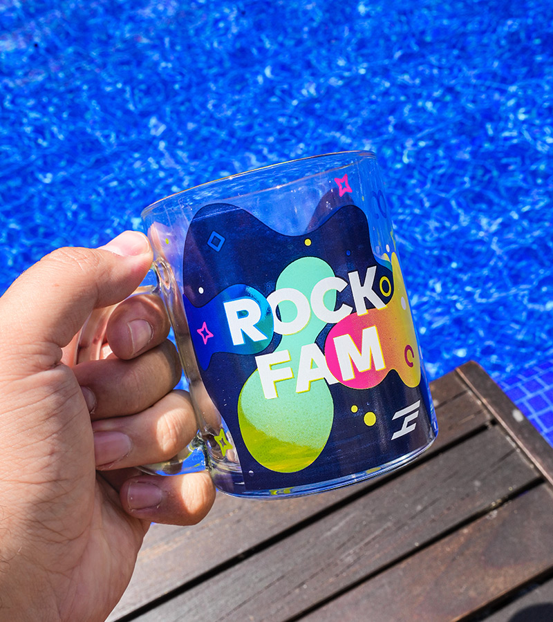 ROCKFAM STAKLENA ŠOLJA - RockFam Shop